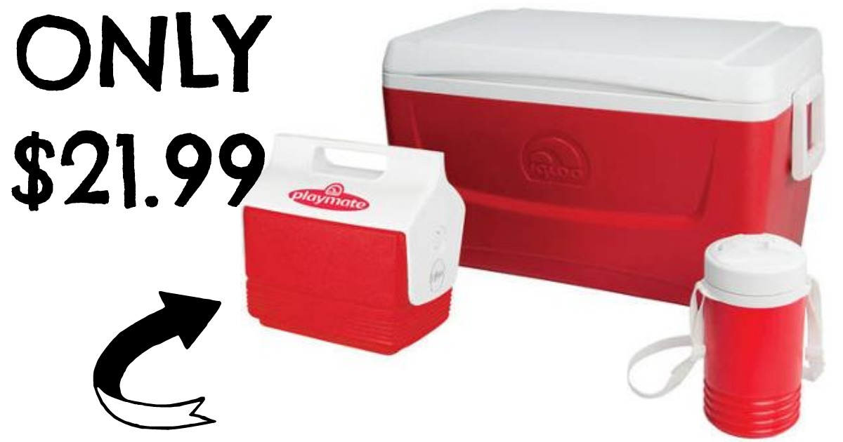 Walmart: Igloo 48-Quart Cooler w/ Playmate Mini Cooler AND Jug Only $21 ...
