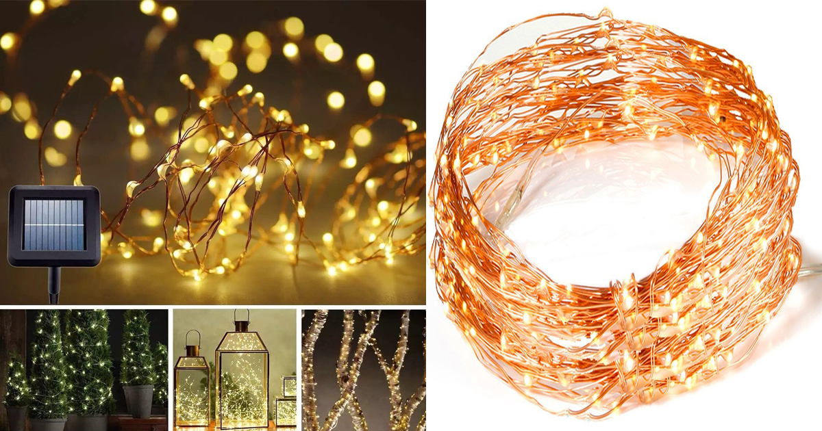Amazon: Solar Powered Starry String Decorative LED Lights ONLY $13.91