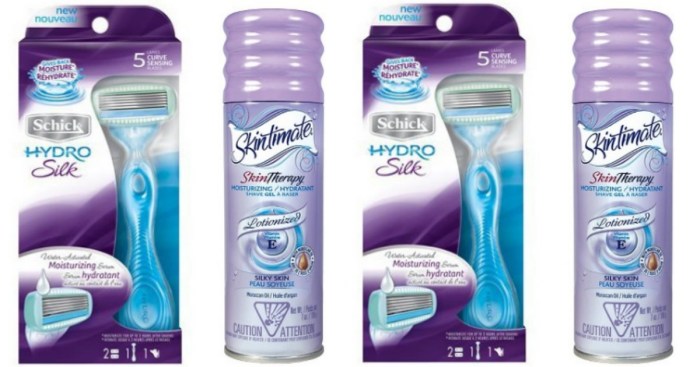 Target: Nice Deal On Schick Hydro Silk Razor and Skintimate Shave Gel