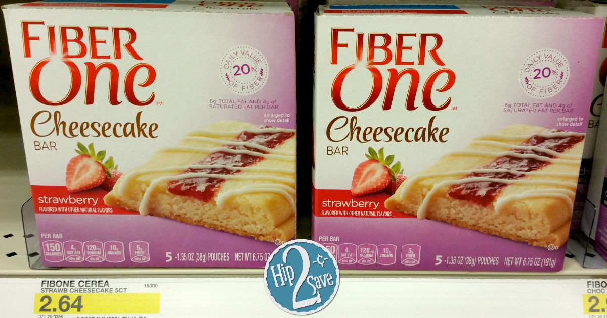 Need Fiber & Like Cheesecake? Score Fiber One Cheesecake Bars for Only ...