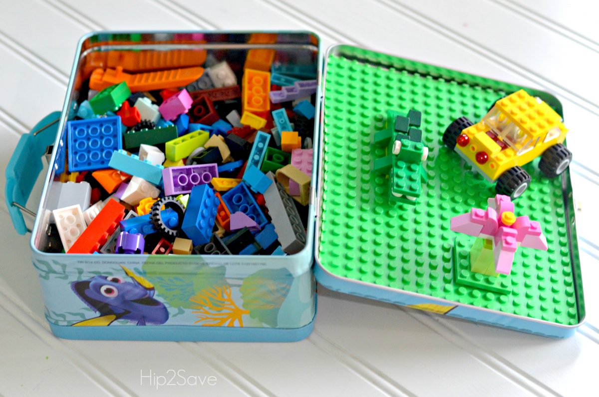 Make a Lego Travel Storage Case from a Lunch Box (DIY for Kids!)