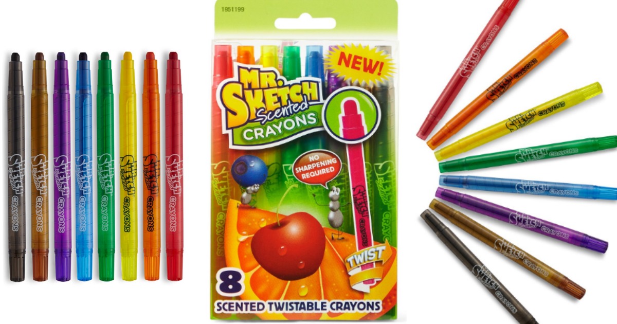 Amazon: Mr. Sketch Scented Twistable Crayons 8-Pack ONLY $3 (Regularly ...