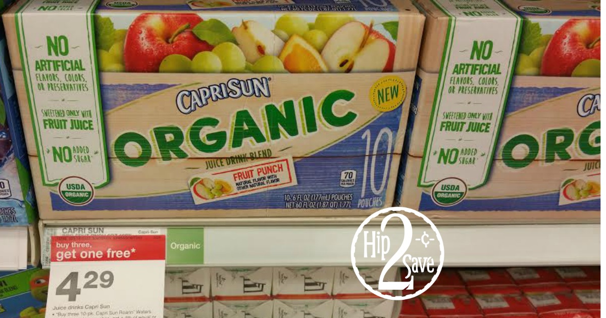 Target: Organic Capri Sun Juice Pouches Only $1.83 Per Box (Regularly ...