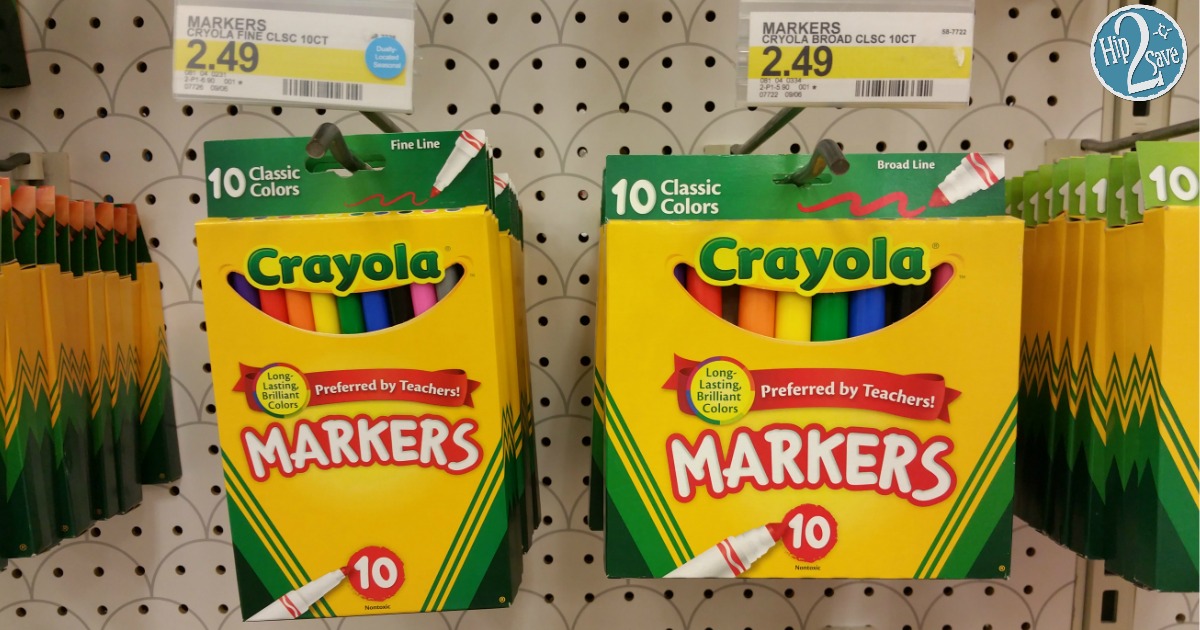 Target Cartwheel: 30% Off Crayola Products = Nice Deals On Markers ...