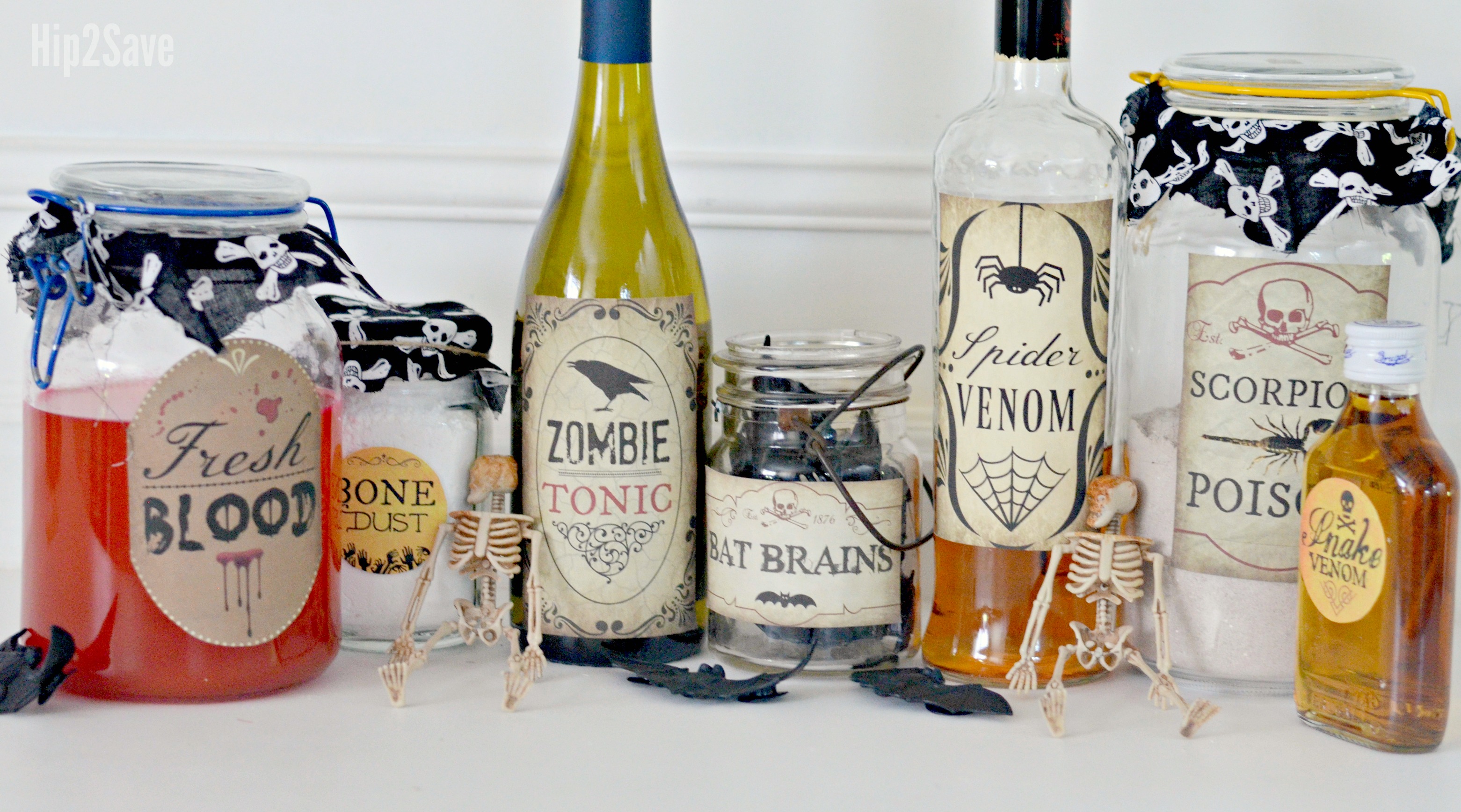 Create Spooky Halloween Potion Bottles with Our 10 FREE Printable Labels