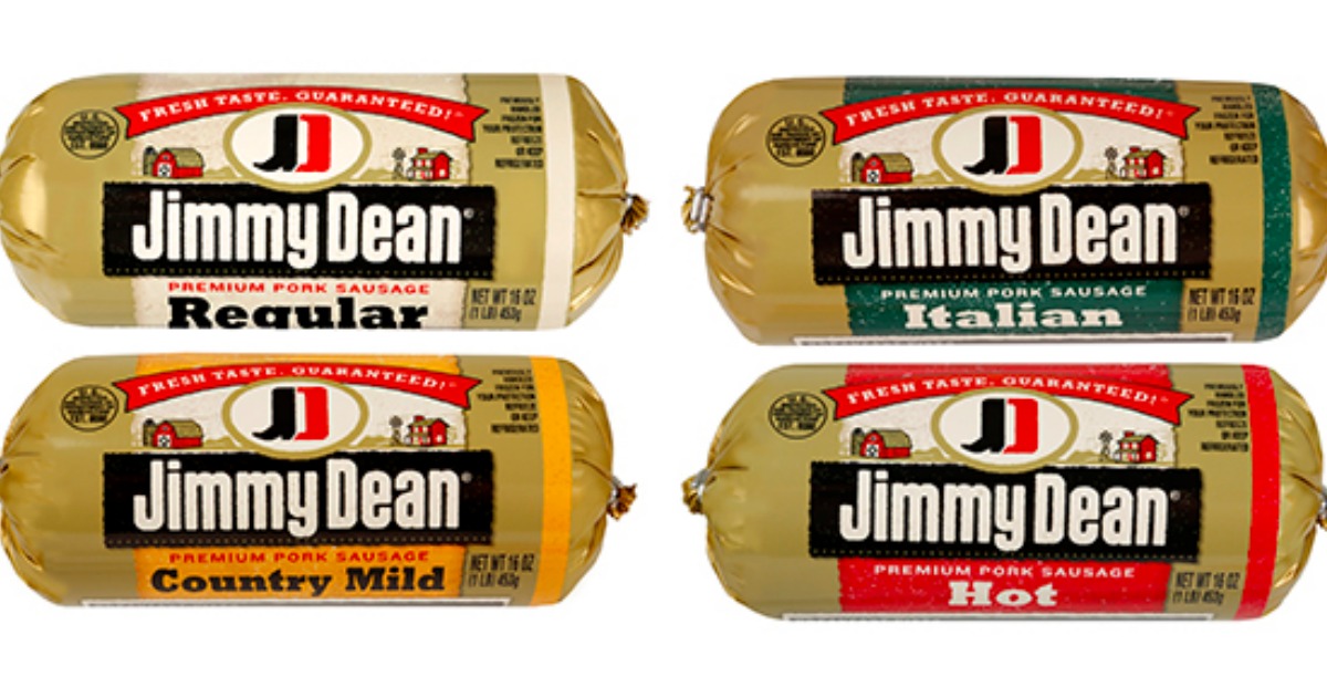 New $1/1 Jimmy Dean Fresh Sausage Coupon = 16-Oz Sausage Roll Just $1. ...