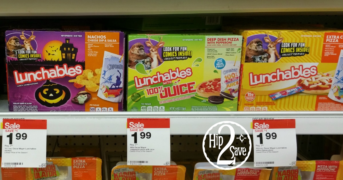 Target: Lunchables Fun Packs Only 99¢ Each (Regularly $2.99) - Today Only
