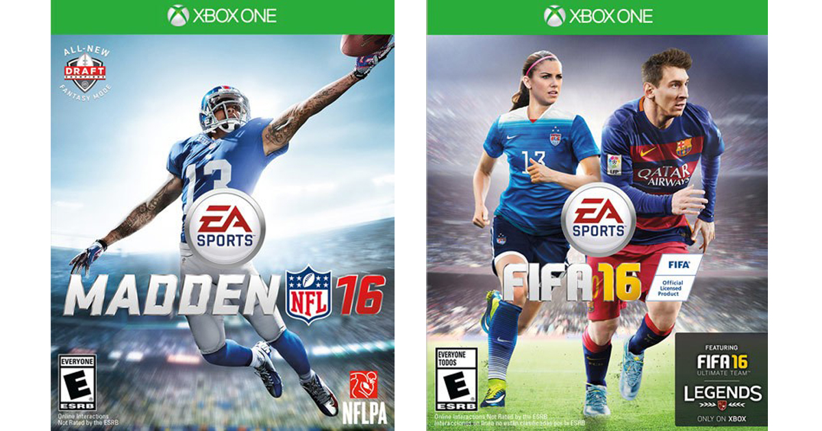 Best Buy: FIFA 16 Or Madden NFL 16 XBox One Video Games Only $9.99 ...