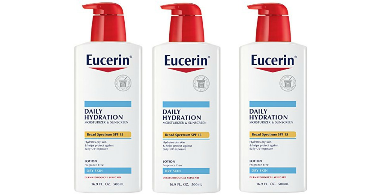 Amazon: Eucerin Daily Hydration Body Lotion 16.9oz Bottles Only $2.06 ...