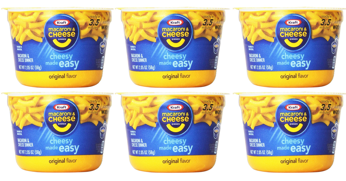 Amazon: 10 Pack of Kraft Easy Mac Microwavable Cups Only $6 Shipped ...