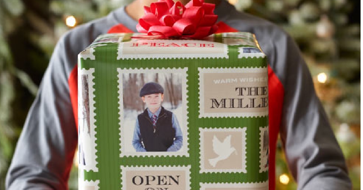 Shutterfly: FREE Personalized Gift Wrap ($19.99 Value) - Just Pay Shipping