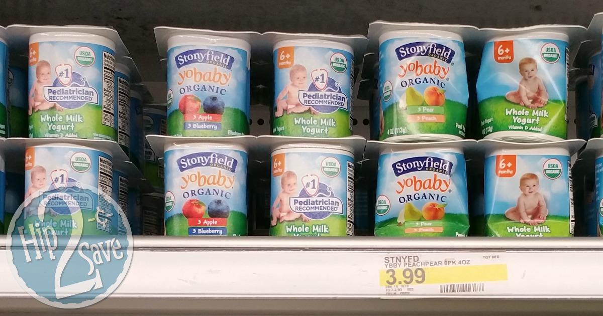 Target: Stonyfield YoBaby Organic Yogurt 6 Pack Only $1.22 (After Ibotta)