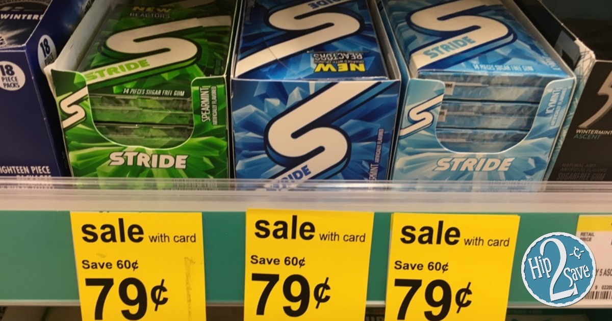 Walgreens: Stride Gum Single Packs Only 29¢ Each