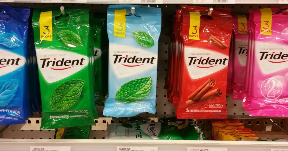 Target Shoppers! Pay ONLY 80¢ for a 3-Pack of Trident Gum (Just 27¢ Per ...