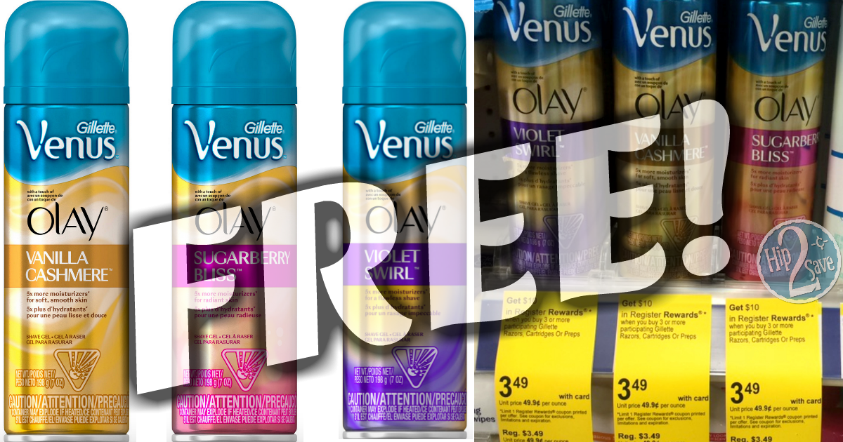 Better Than FREE Gillette Shave Gel at Walgreens!