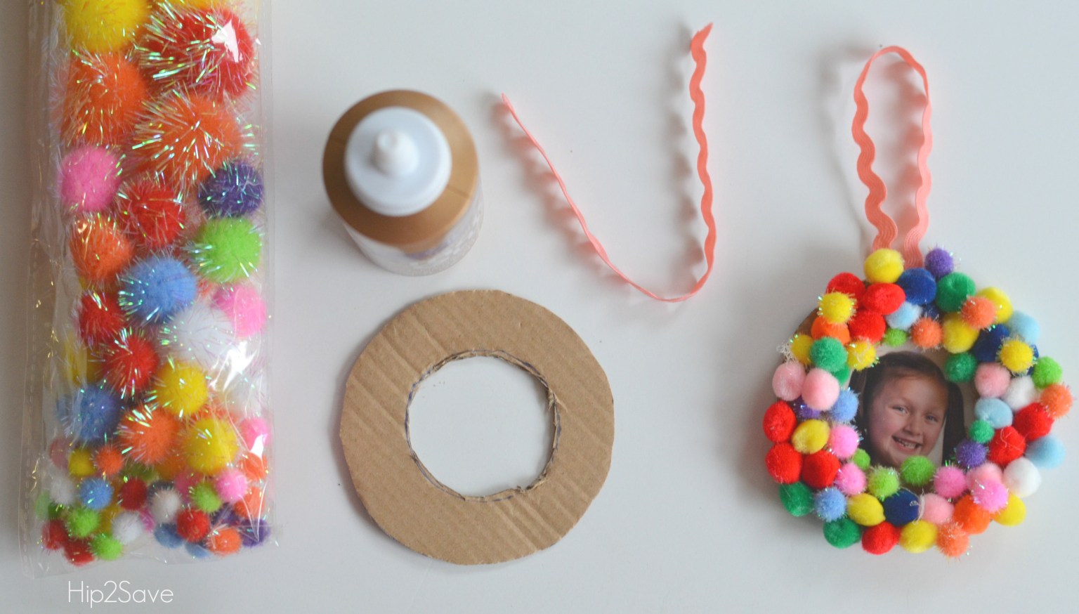 Easy DIY Christmas Ornaments Using Craft Poms Poms