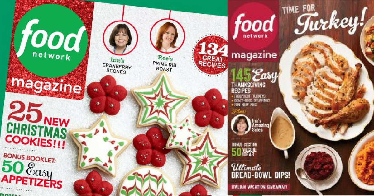 Food Network Magazine ONLY 45¢ Per Issue For New Subscribers