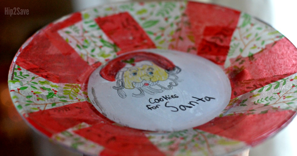 DIY Cookies for Santa Plate (Christmas Kids Craft)