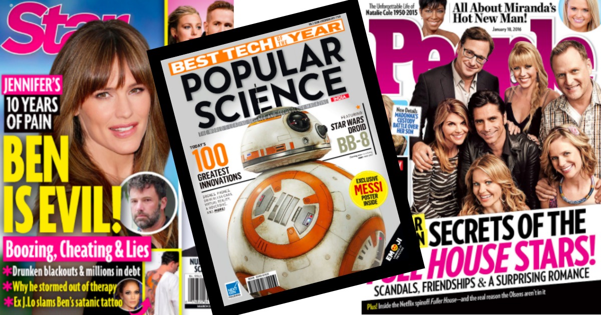 Last-Minute Magazine Sale (OK!, People, Star, US Weekly and Much More)