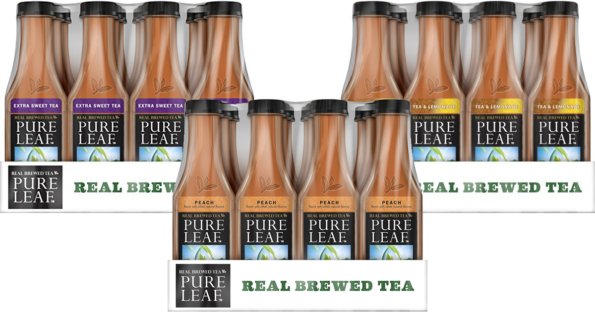 Amazon: 12 Pack of Pure Leaf Tea 18.5oz Bottles Only $11.70 Shipped ...