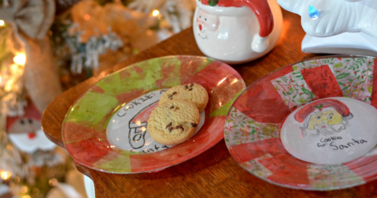 DIY Cookies for Santa Plate (Christmas Kids Craft)