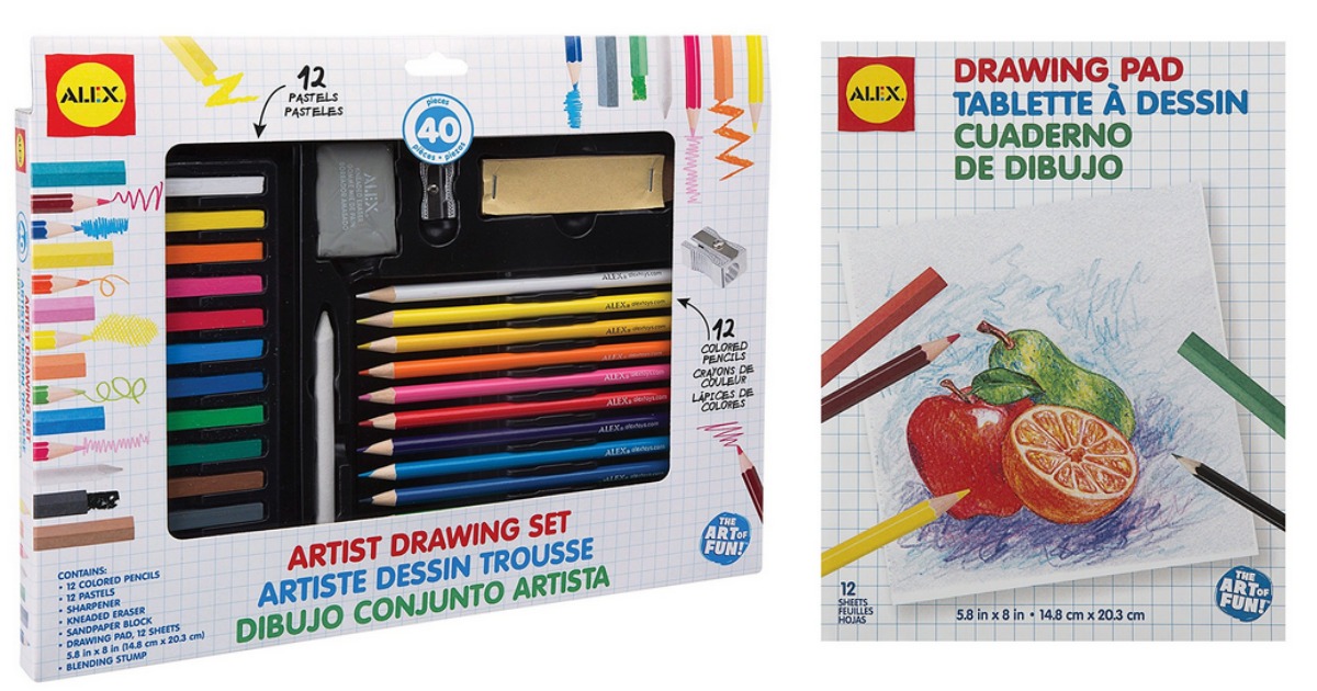 Amazon: ALEX Toys 40-Piece Drawing Set ONLY $9.99 (Regularly $18.99)