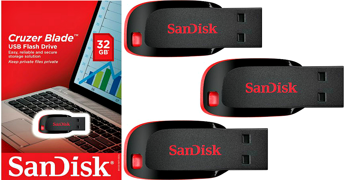 Walmart.com: SanDisk 16GB USB Flash Drive 3-Pack Bundle Only $12.96 ...