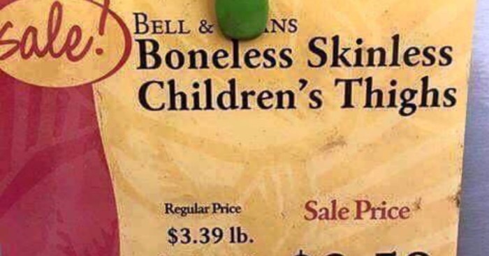 Boneless Skinless Children's Thighs, Anyone?