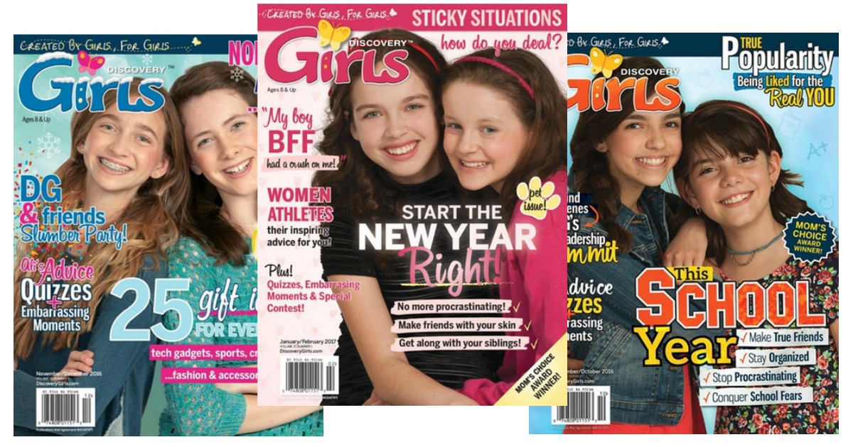 Discovery Girls Magazine Subscription - One Year Just $15.99