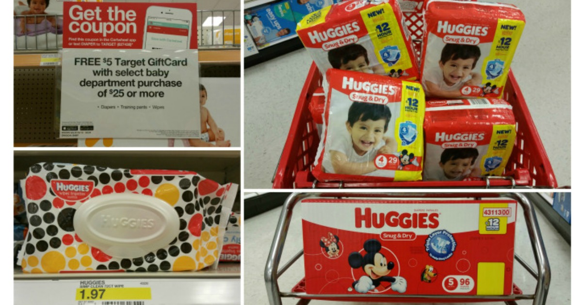 Target Shoppers! HUGE Savings on Huggies Diapers - Just $3.65 Per Pack ...
