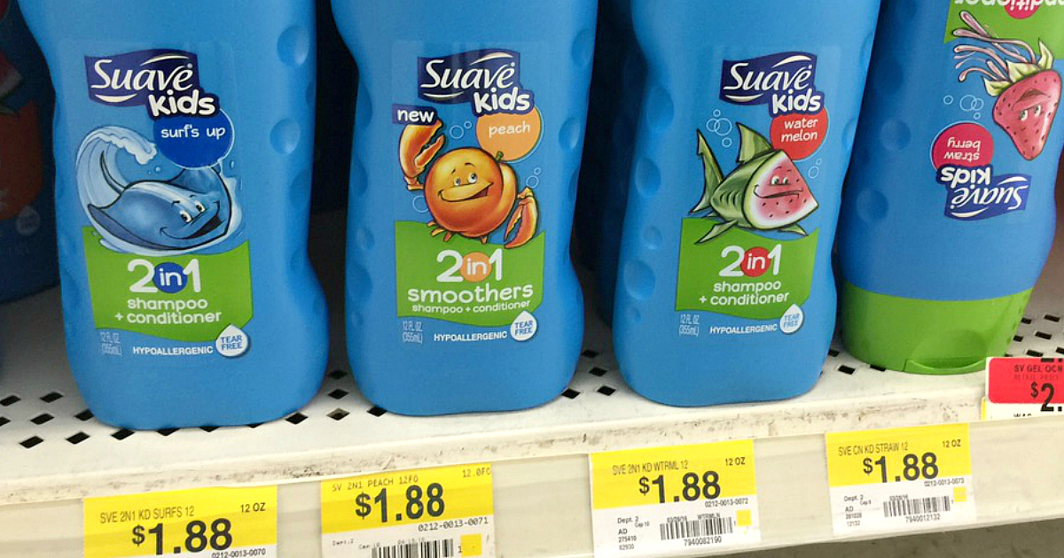 Walmart: Suave Kids Hair Products Just 88¢ Each