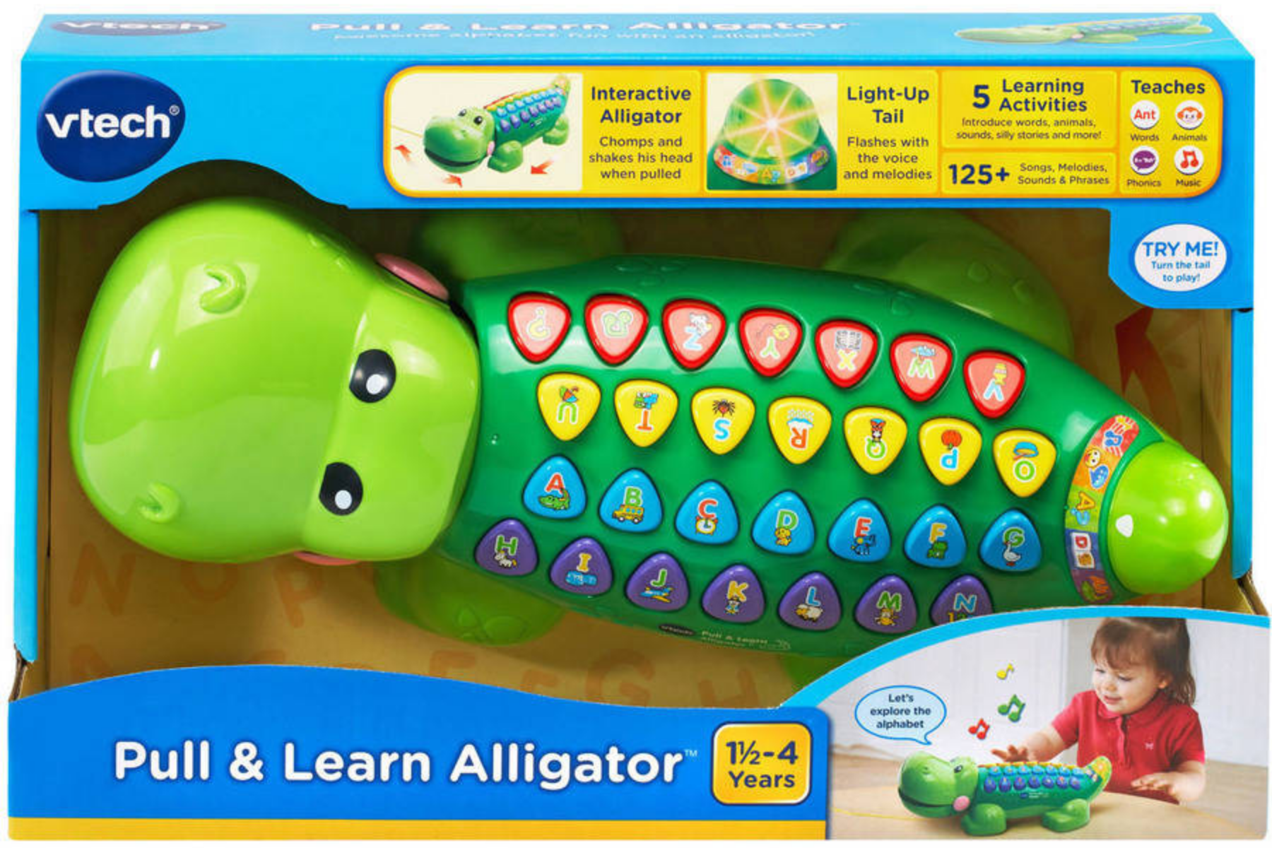 VTech Pull & Learn Alligator ONLY $9.98 (Regularly $19+)