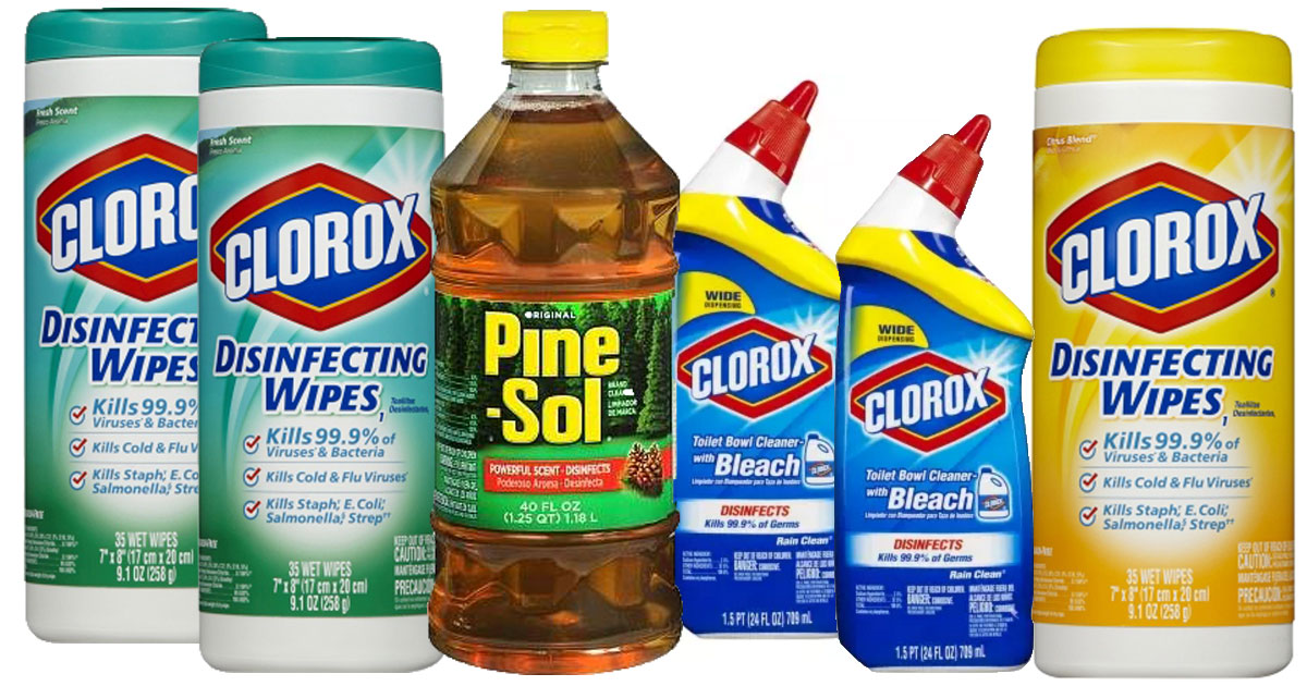 New Clorox & Pine-Sol Cleaning Coupons = Clorox Wipes Canisters Just $1 ...