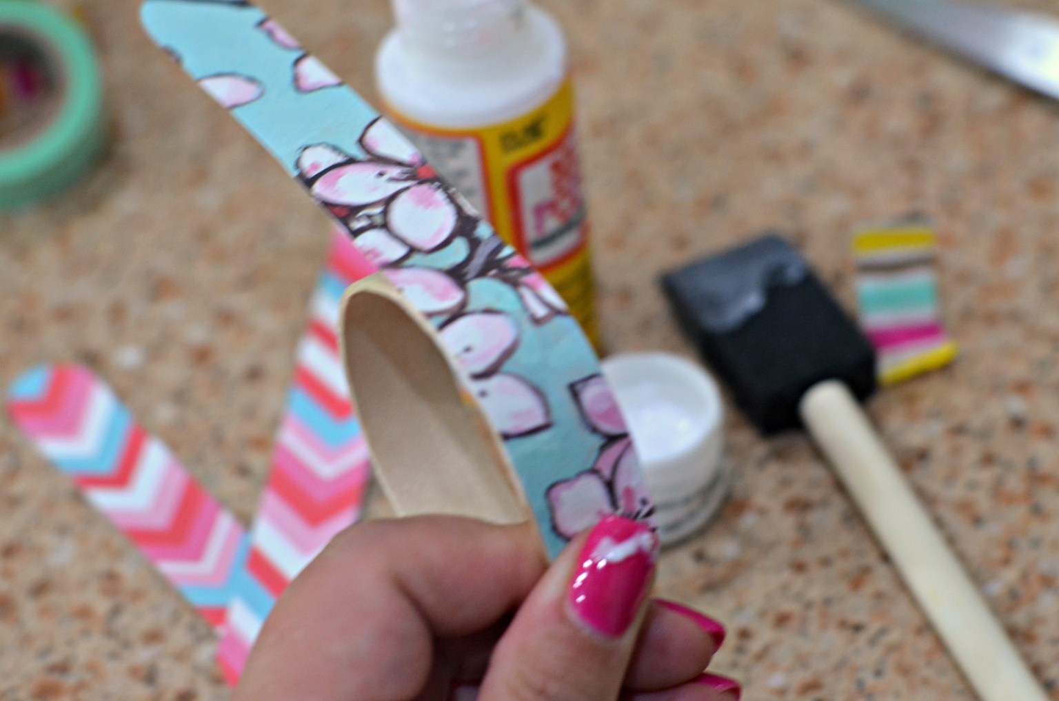 Craft Stick Bracelets (Fun Kids Craft Idea)