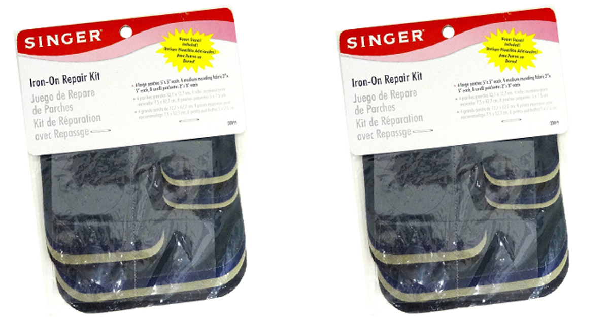 Don't Toss Ripped Jeans! Fix Them w/ This Singer Iron-On Repair Kit ...