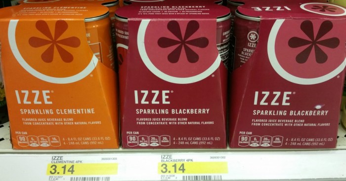 Target: Izze Sparkling Juice 4 Pack Only 95¢