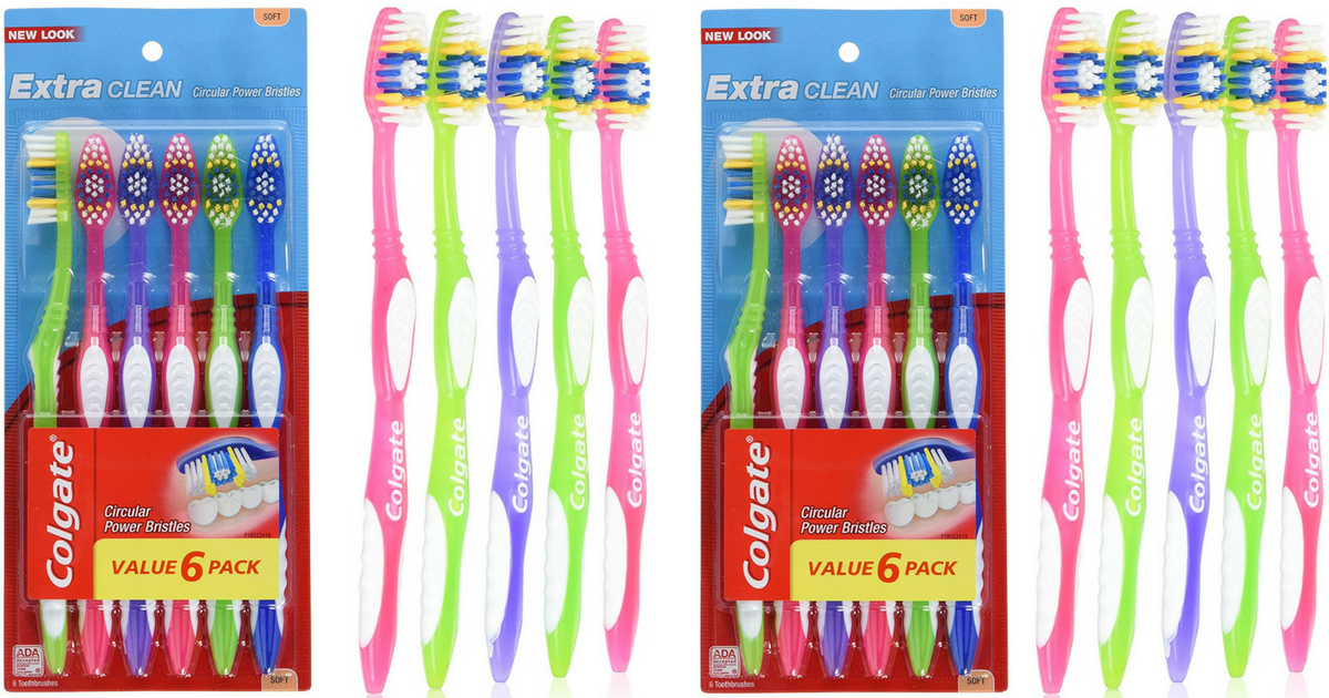 Amazon: Colgate Soft Toothbrushes 6-Count Pack Only $2.97 Shipped (Just ...