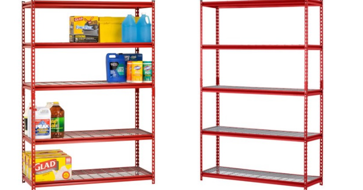 Muscle Rack 5-Shelf Steel Shelving Unit as Low as $52.07 Shipped ...