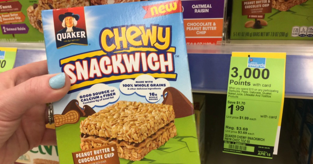 Walgreens: Quaker Snackwich 5-Count Boxes Only 99¢ AND Ritz Crackers ...