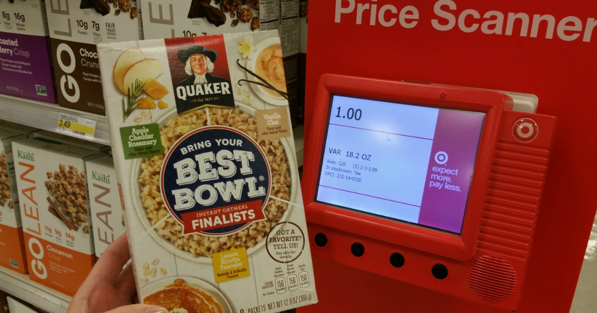Target Shoppers! Quaker Oats Best Bowl 9 Count Boxes Just 50¢ Each (No ...