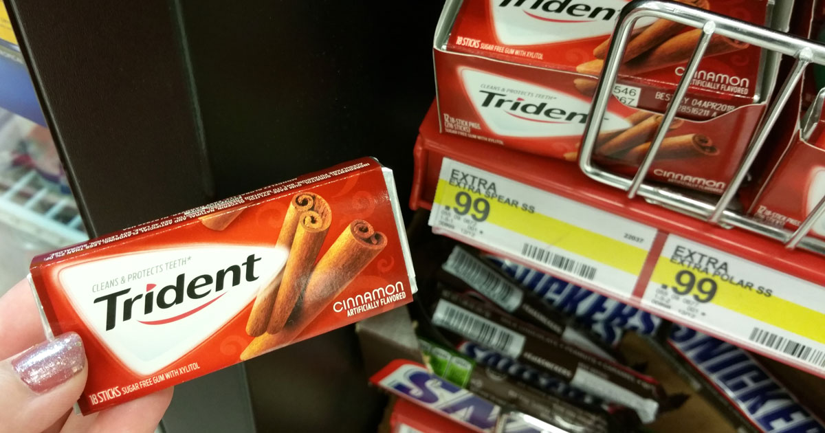 Target: Trident Gum Single Packs Just 26¢ Each
