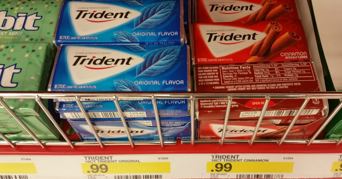 Target: Trident Gum Single Packs Starting at Only 5¢ Each