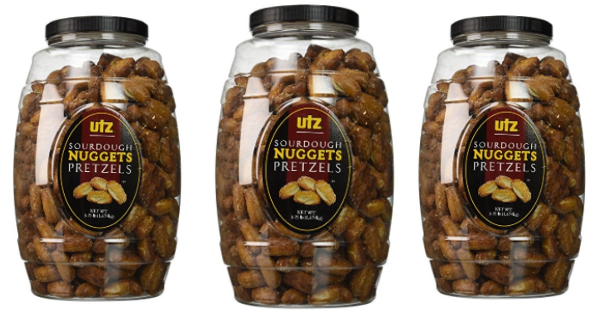 Amazon: Utz Sourdough Nuggets Pretzel Barrel 52-oz Only $3.31 (Ships w ...