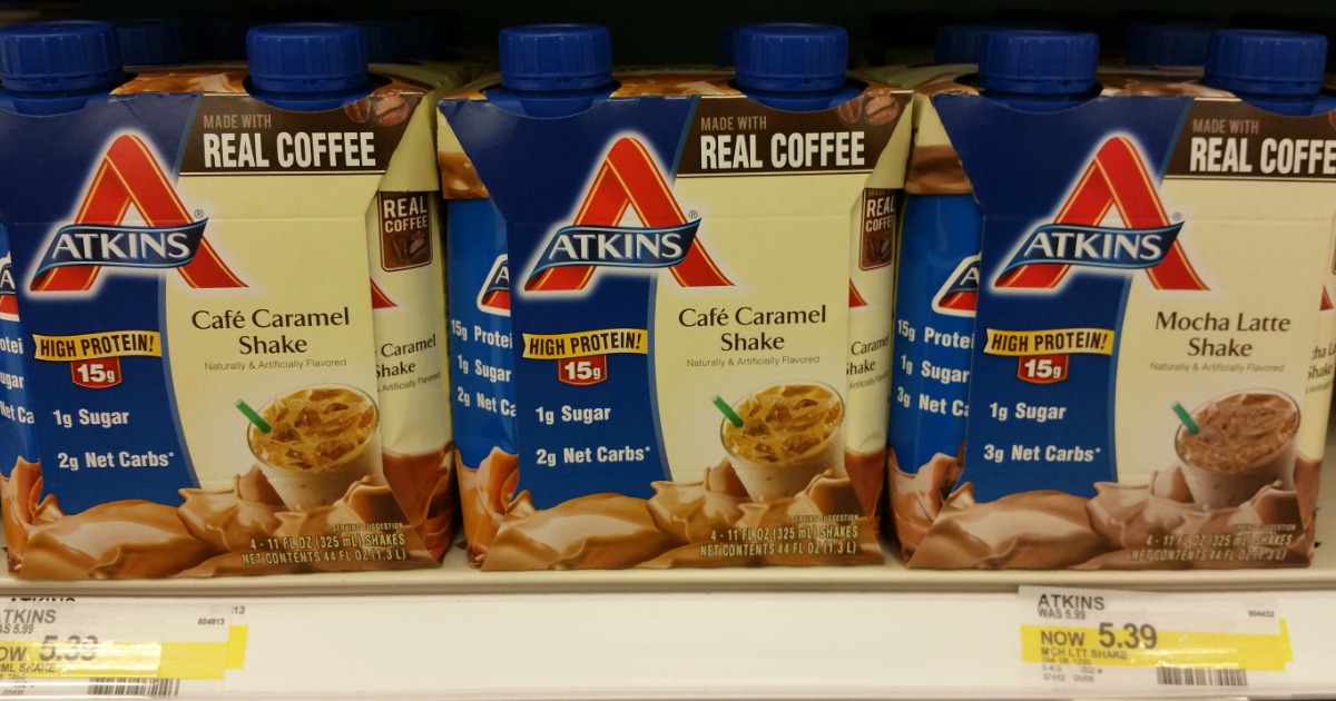 Target: *HOT* FREE Atkins Shakes and Bars After Cash Back (Today ONLY)