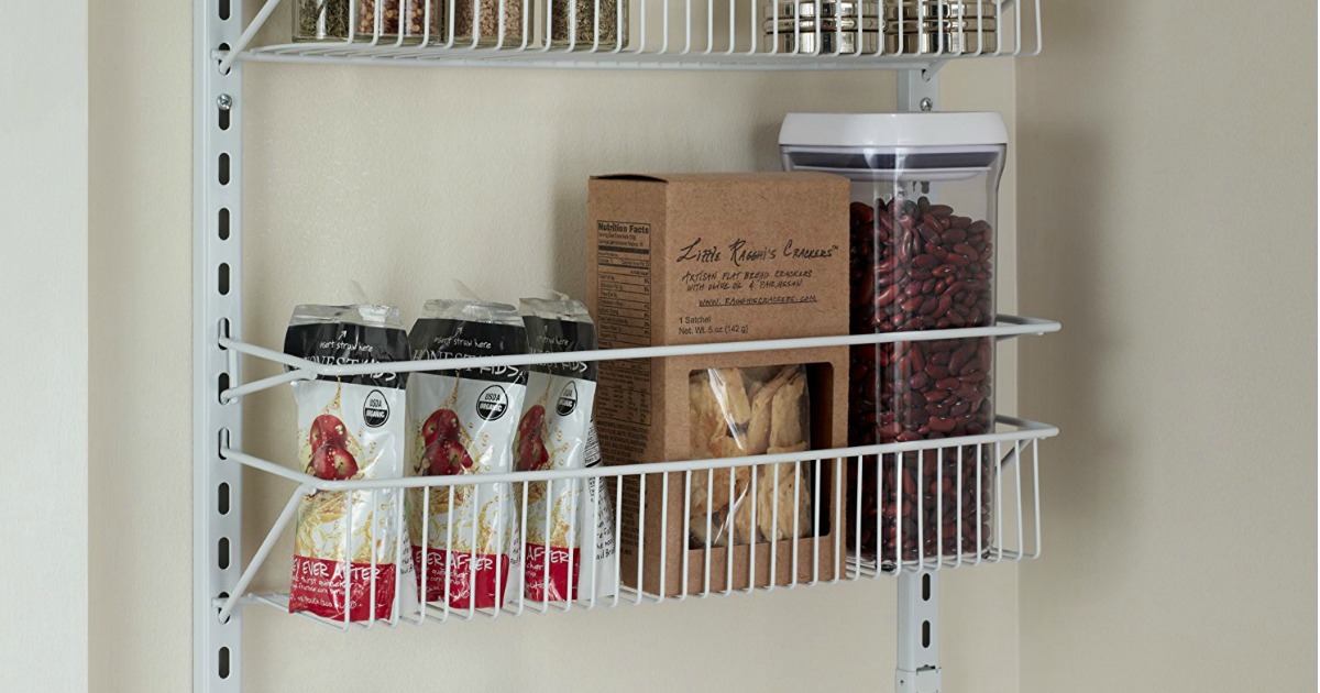 Get Organized! ClosetMaid Adjustable 8-Tier Wall & Door Rack ONLY $21.63