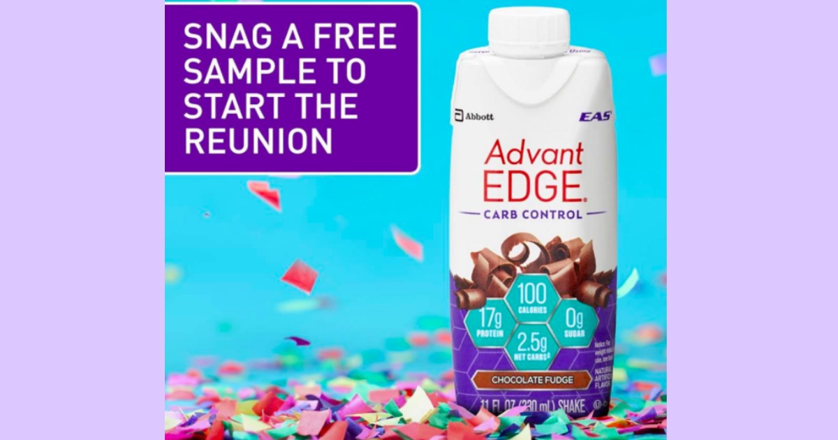 FREE EAS AdvantEDGE Carb Control Shake Sample
