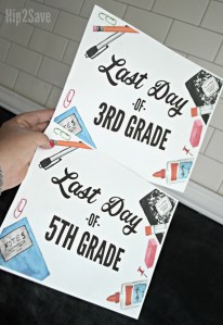 FREE Last Day of School Printable Signs