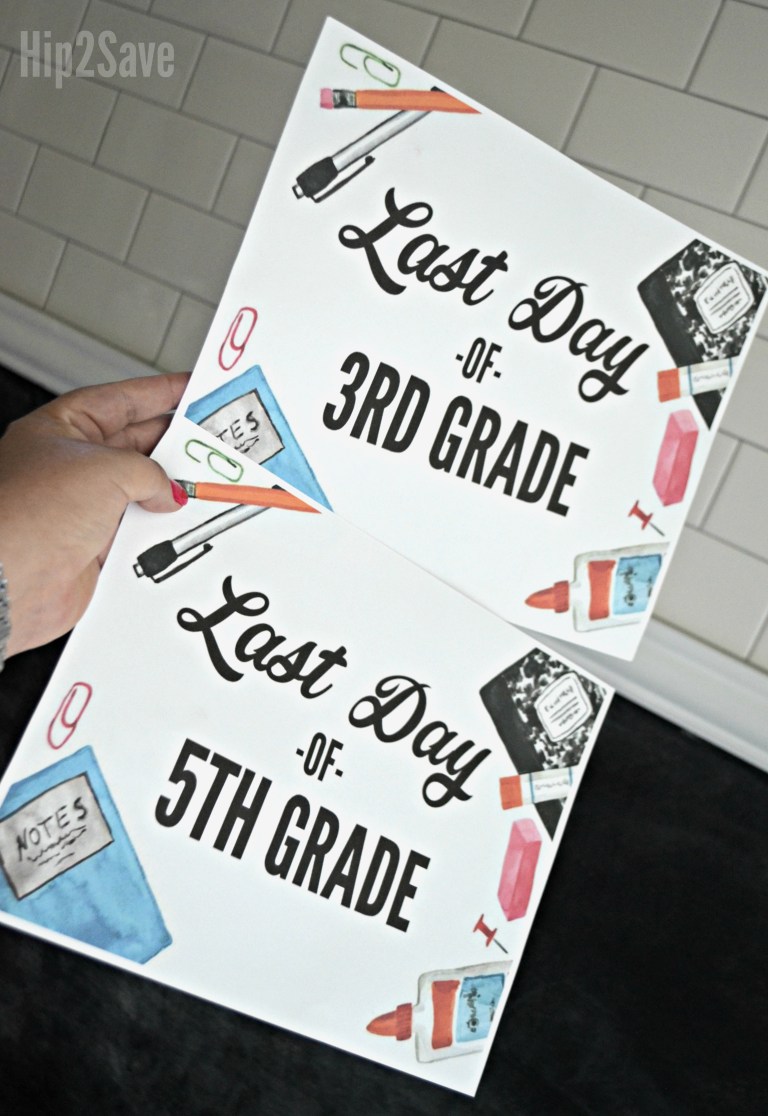 FREE Last Day of School Printable Signs