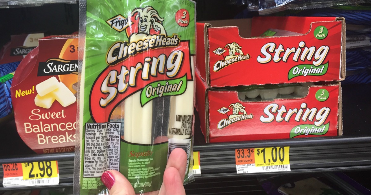 *NEW* $0.50/1 Frigo Cheese Heads Coupon = String Cheese 3-Pack Only 50 ...