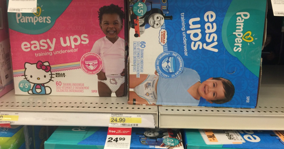 Target: Pampers Easy Ups 60 Count Box Only $14.74 Each After Gift Card ...